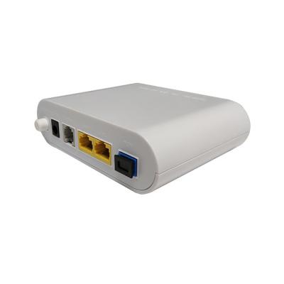 China Low Cost White Case GPON 2 GE TEL FTTH ONU Support SIP G.711 For PON Technology for sale