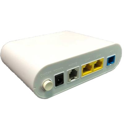 China Mini GPON ONT 2GE 1VOIP Bridge Mode FTTH Terminal 800MHz 12V for sale