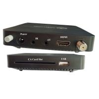 China Solid DVB-C MPEG4 Free Channel TV Set Top Box 12V 1A for Cable TV for sale