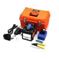 China High Precision 4 Motor Fiber Optic Fusion Splicer 9s Splice Time 4.3 Inch Touch Screen for sale