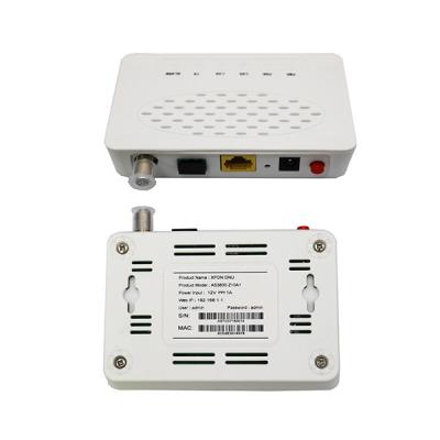 China OEM FTTH EPON ONT 1GE CATV SC/APC Support DHCP PPPOE for sale