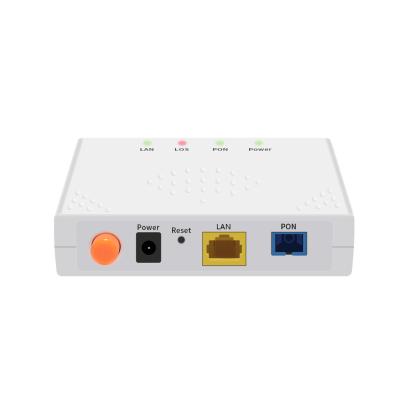 China XPON FTTH ONU 1GE RJ45 Optical Receive Sensitivity -7 to -28dBm 20km for sale