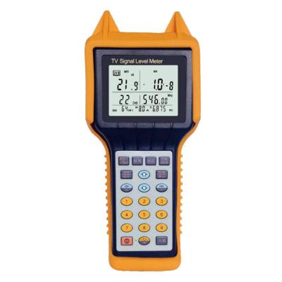 China Digital TV Signal Level Meter 47-870MHz 16-256QAM MER BER Cable TV Tester for sale
