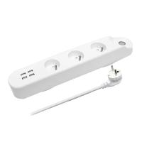 China Universal UK US Smart Power Strip 4 Outlets WiFi Surge Protection 1850W 800J for sale
