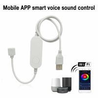 China Smart Wireless Wifi RGB LED Controller Tuya APP Remote Voice Control For Christmas for sale