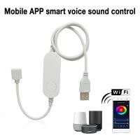 China Smart Wireless Wifi RGB LED Controller APP Remote Voice Control For LED Strip Lights for sale
