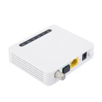 China 1GE CATV FTTH ONU XPON 10 100 1000M Ethernet RF Interface Compatible OLT Huawei ZTE FiberHome for sale