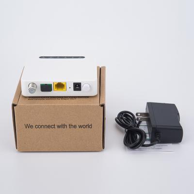 China 1GE CATV GPON EPON ONT Dual Mode Router Bridge Mixed Mode FTTH for Video Service Remote Control for sale