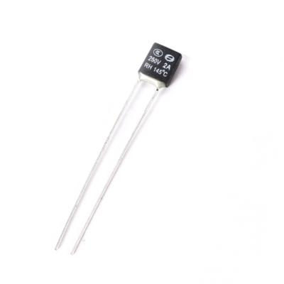China RH 2A 130C Thermal Fuse AC 250V 3A Cutoff Link Halogen Free for sale