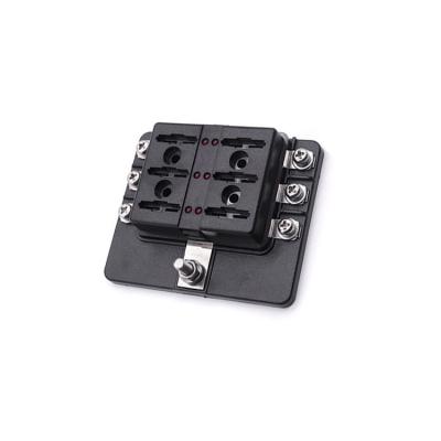 China R3-76 ATO ATC Blade Fuse Block With 6 Circuits M4 Screw Mount for sale