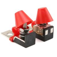 China Marine Battery Inline Fuse Holder High Amp Single Stud M8 Compact 400A 58VDC for sale
