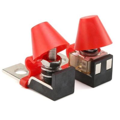 China Marine Battery Inline Fuse Holder High Amp Single Stud M8 Compact 400A 58VDC for sale