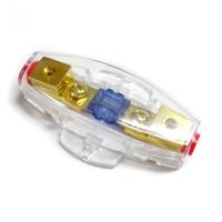 China Mini ANL Midi Fuse Holder Pearl Nickel Gold Plated Audio Automotive ANS Fuse Box for sale