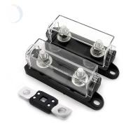 China Audio Video 150A 250A 300A 350A 450A Automotive Bolt Type ANM MEGA Fuse Holder with PC Cover for sale