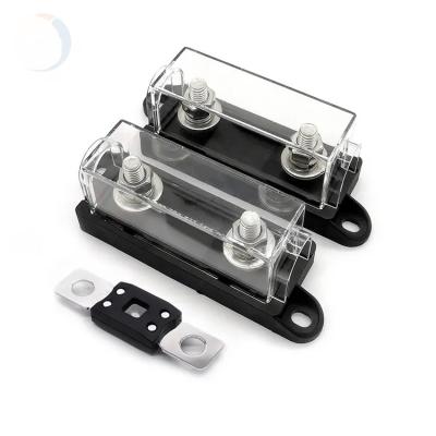 China Audio Video 150A 250A 300A 350A 450A Automotive Bolt Type ANM MEGA Fuse Holder with PC Cover for sale