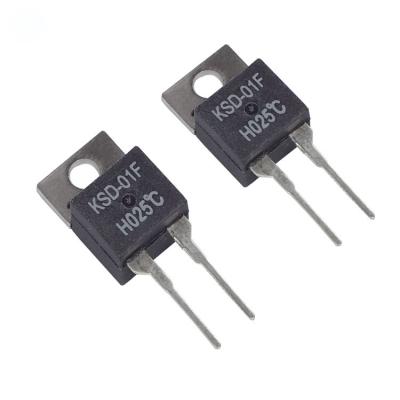 China KSD01F KSD-01F Temperature Thermostat , PCB Mount Thermal Protector Switch for sale
