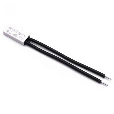 China 250V 5A 10A BW Metal Plastic Shell Motor Bimetal Switch Thermal Protector for sale