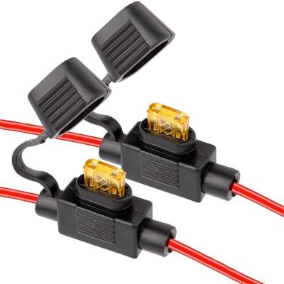China In line mini fuse holder Guage 24 to 14 for sale