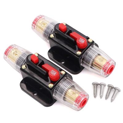 China Audio Inline Circuit Breaker Reset Fuse 12V-24V DC for sale