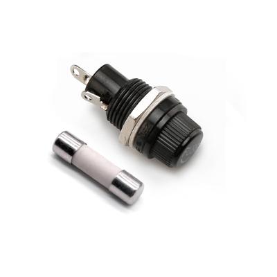 China R3-12 H3-12 10A 250V 5X20mm Finger Grip Knob Type Screw Cap Panel Mount Fuse Holder for sale