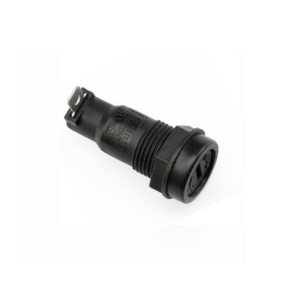 China H3-17 PBT Bayonet Type Cap 5.2x20mm Glass Ceramic Tube Panel Mounting Fuse Holder for sale
