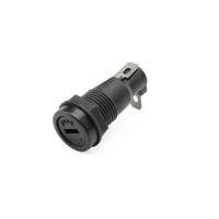 China Heat Resistance Vertical Terminal MF528 Panel Mount Fuse Holder 5x20mm 10A 250V for sale