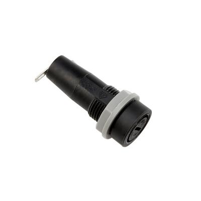 China PTF35 Round Screw Type 10A 250V 5X20MM Glass Fuse Panel Mount Fuse Holder for sale