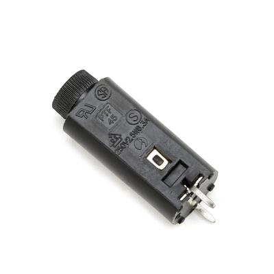 China PTF-45 5x20mm Glass Fuse 10A 250VAC 20mm Vertical Mount PCB Fuse Holder With Bayonet Cap for sale