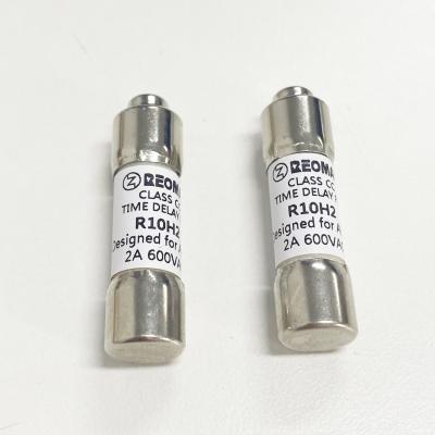 China 10x38mm Time Delay Class CC Cartridge Cylindrical Fuse 10x38 500v Glass Fiber High Current Fuse 1A 5A 10A 12A 15A 16A for sale