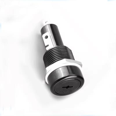 China H3-18 600V 30A 40A 2 Terminal Panel Mounting 10 x 38mm Fuse Holder Socket for cylinder catridge fuse for sale