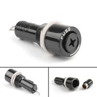 China R3-22 H3-22 Panel Mount Chassis Fuse Holder For 6x30mm Glass Fuses 10A 250V Bakelite Screw Off Type for sale