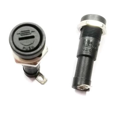 China R3-9 H3-9 3AG Slotted Driver Type Screw Cap Panel Mount Fuse Holder Block Base 15A 250V 6 * 30mm for sale