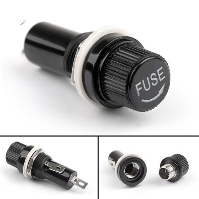 China R3-13 H3-13 Panel Fuse Holder Nut Mounting Quick Connect 3AG 6.35x32mm Glass Ceramic for sale