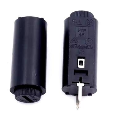 China PTF-45 Bayonet 5.2x20mm PCB Mount Fuse Holder 6.3A 250V Insulation Resistance for sale