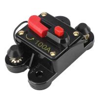 China Manual Reset Video Automotive Circuit Breakers 40A 50A 60A 80A 100A 150A 200 Amp Car Audio Overload Protector for sale