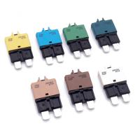 China Blade Fuse Type Manual Reset Bimetal Automobile Truck Blade Circuit Breaker for sale
