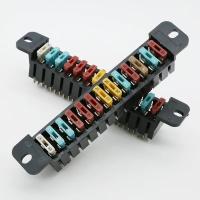 China VAZ 2106 41.3722 32V DC Car Auto Standard Blade Fuse Box Holder Block Automotive 13P 13 Way Position for sale