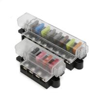 China 4 Way 8 Way Circuit Fuse Block 4P 8P Auto Fuse Box Holder Marine Fuse Panel for sale