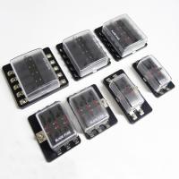 China Screw Type Motorcycle Fuse Box 12v 14v 32v Marine Car Fuse Blade Block Holder With Dustproof Cover for sale