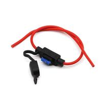 China 14 16 18 AWG Inline Fuse Type ATT Micro Low Profile Blade Fuse Holder 32V With Wire for sale