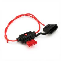 China In-Line Plastic Waterproof Auto Car Blade Plug Automotive Light LED Indicator Fuse Holder With Cable for sale