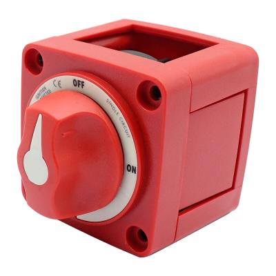 China 6006 Mini On Off Battery Switch With Knob Red for sale