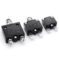 China 125-250V AC 50V DC Push Button Thermal Overload Protector Manual Reset Thermal Circuit Breaker for sale