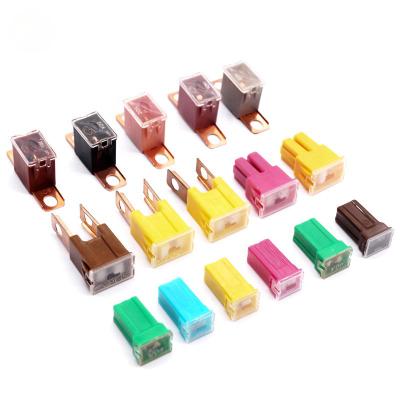 China J Case Fuse Assortment M Type Auto Fuse Slow Blow Straight Long Blade Hook Male Replace Narva Female Fusible Links Auto Pal Fuse for sale