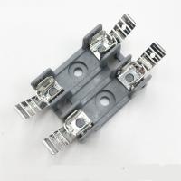 China 2pcs 2P Pcb Mount Fuse Holder Littelfuse 354 Series BLOCK Molded Base 6x30mm 3AG for sale