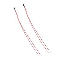 China MF52B NTC Thermistor Temperature Sensor Resistance Probe Strap Wire Control Sensor NTC Thermistor Resistors Red Blue for sale