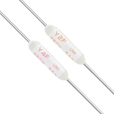 China Uchihashi Tamura 5A 250V Temperature Fuse Y2F 102C Y3F 115C Y4F 127C Thermal Link for sale