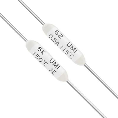 China Uchihashi Tamura 6 Series Temperature Fuse 0.3A 0.5A 2.0A 250V Thermal Link Fuse 62 6X 6K for sale