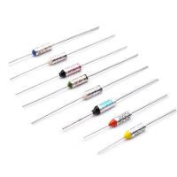 China 1A 2A 3A 5A 10A 15A 20A 250V Iron Porcelain Thermal Fuse Temperature Fuse Axial Type Radial Thermal Fuse Metal Fusible Link for sale