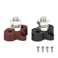 China DC 48V 150A BusBar M6 M8 M10 Connecting Bus Bar Battery Power Distribution Terminal Blocks Red Black for sale